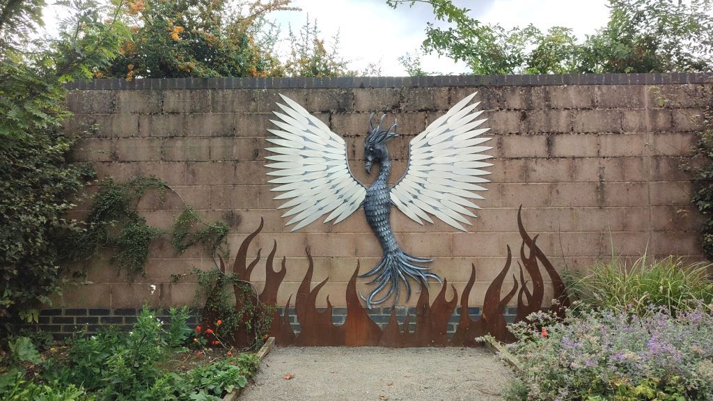New Phoenix Sculpture unveiled at RSPB Saltholme had Steel Benders UK ...
